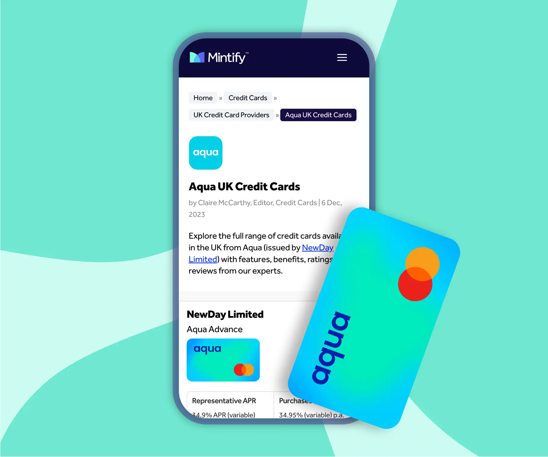 Aqua UK Credit Cards - October 2025 | Mintify