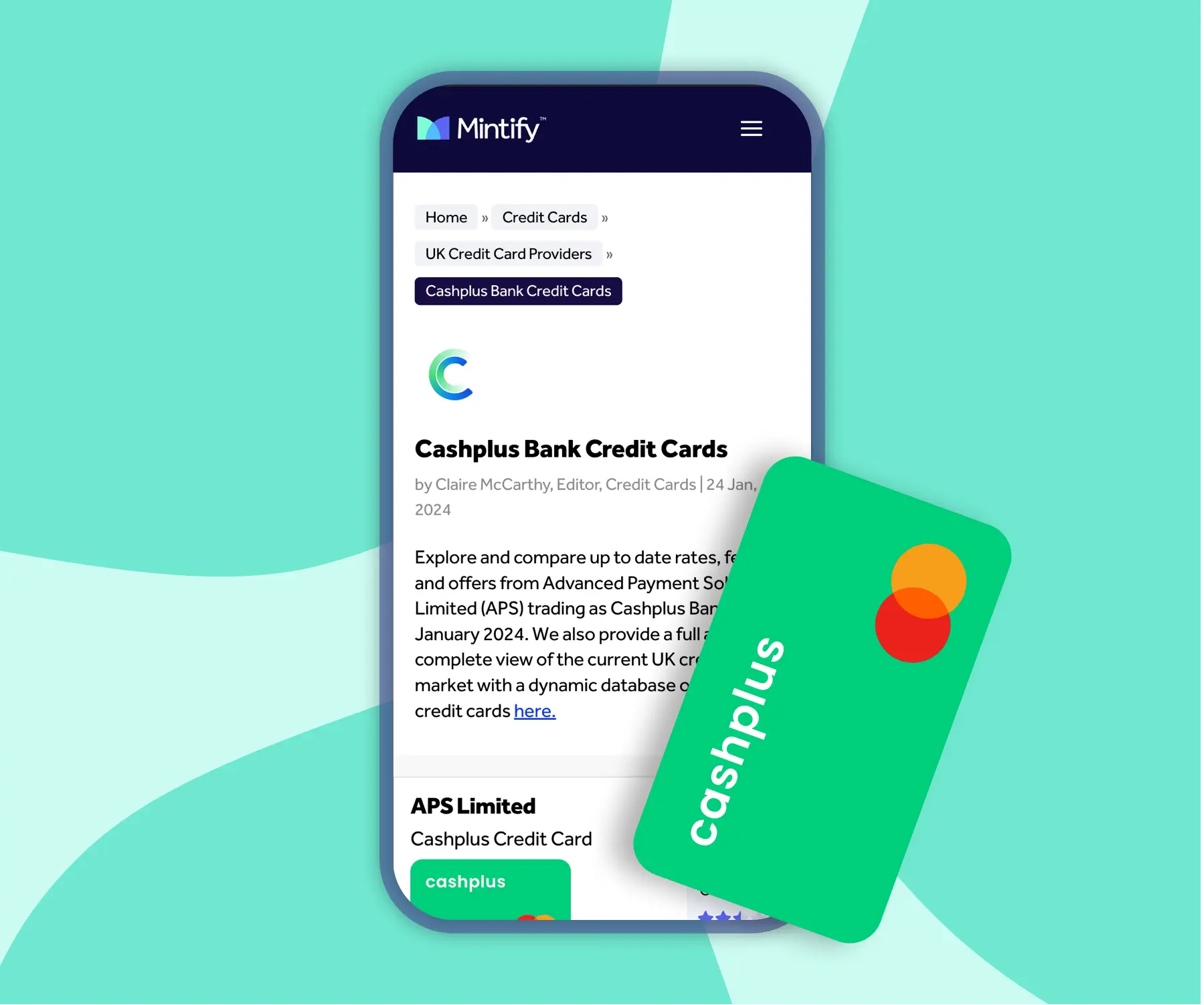 Cashplus Bank Credit Cards - October 2025 | Mintify