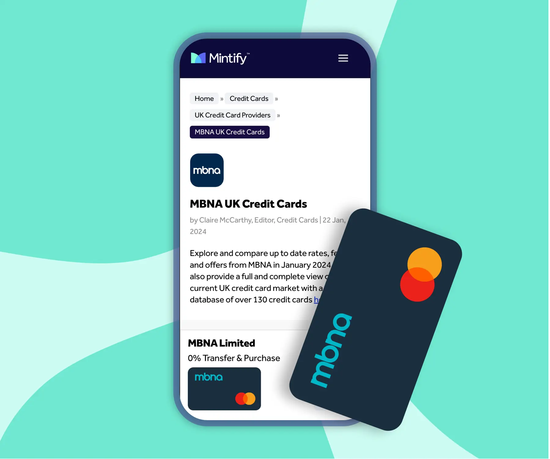 MBNA UK Credit Cards - September 2025 | Mintify